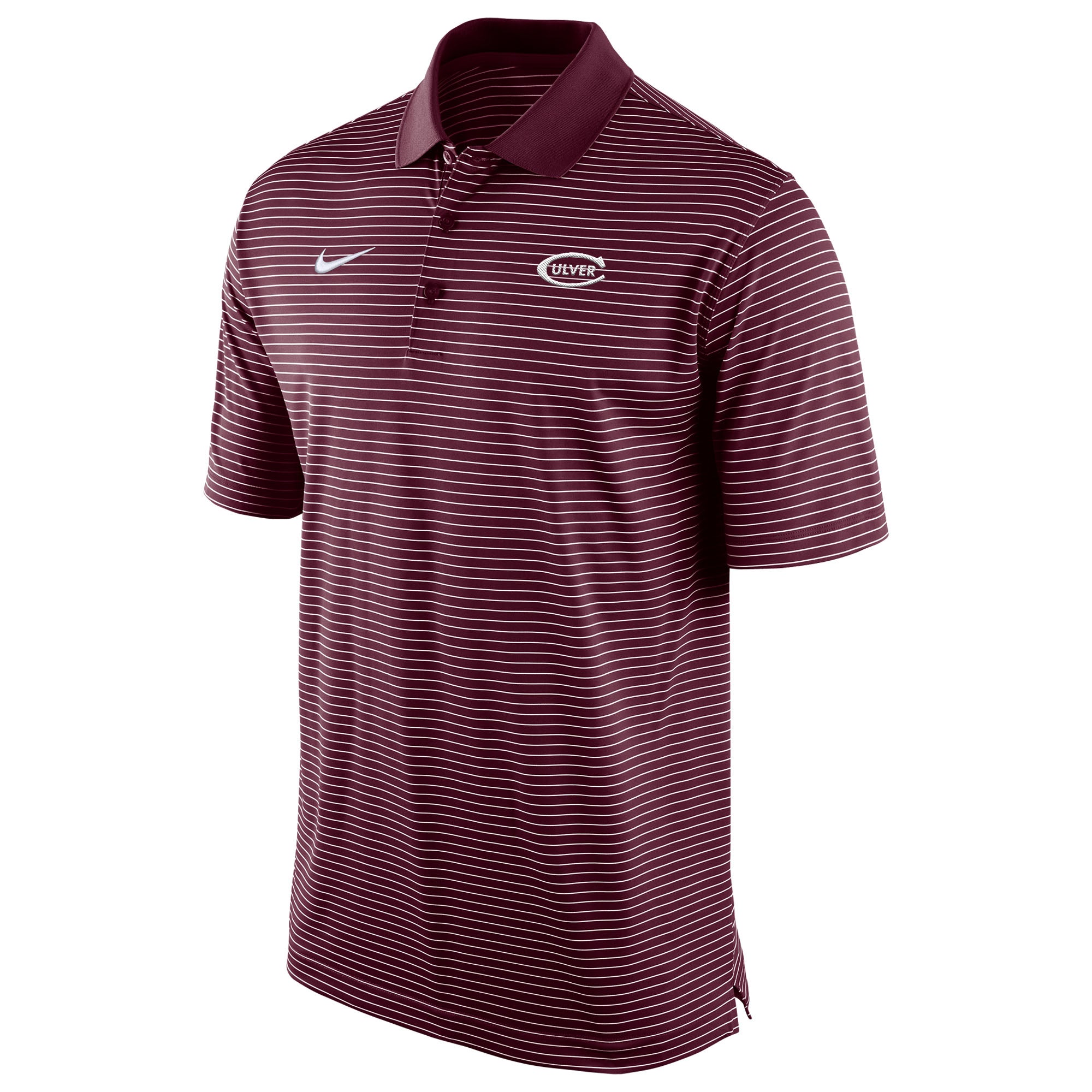 Nike Stadium Stripe Polo - Maroon – Culver Eagle Outfitters
